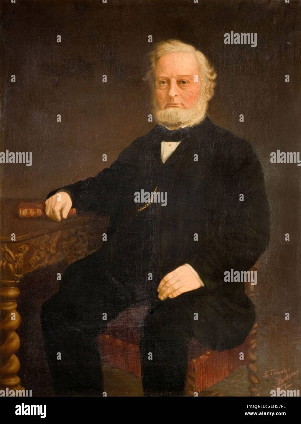 Portrait of William William Tranter, 1860-1890. William William Tranter ...