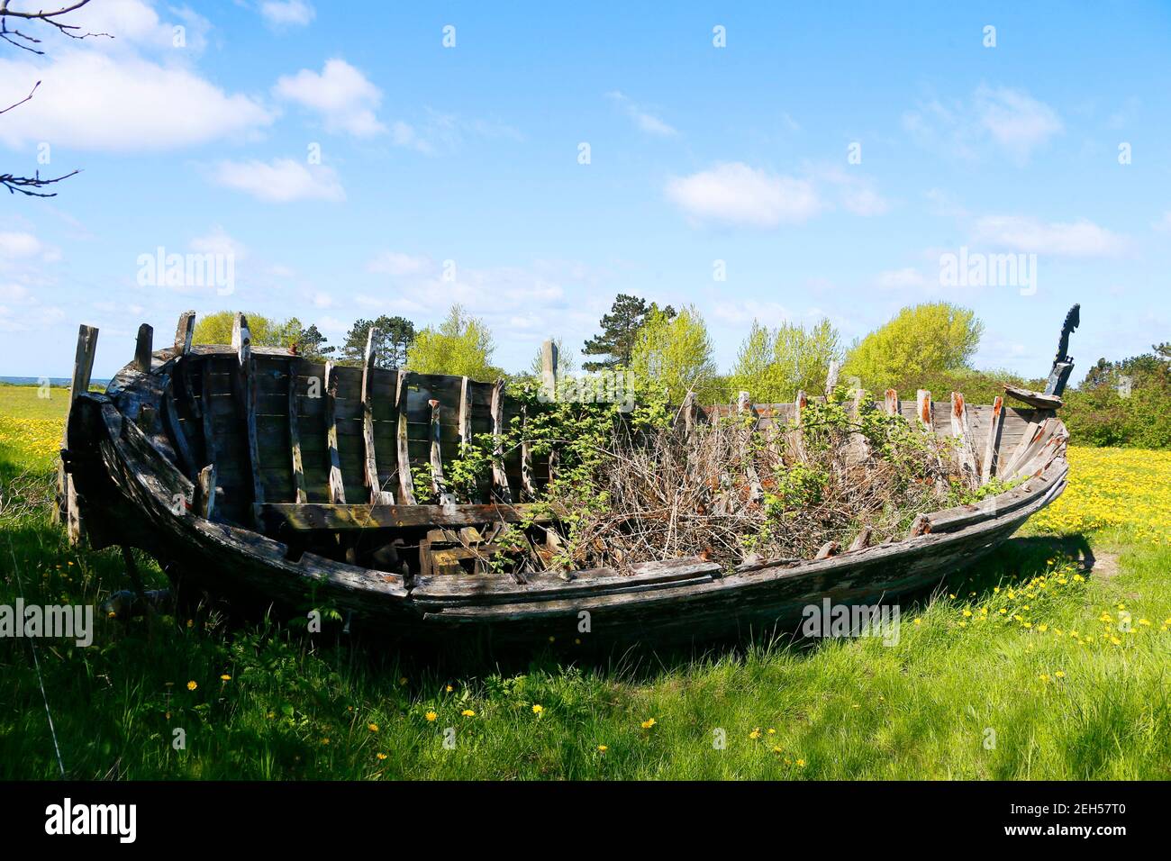 Typical Landscape at Samso Island, Denmark, Europe Stock Photo - Alamy