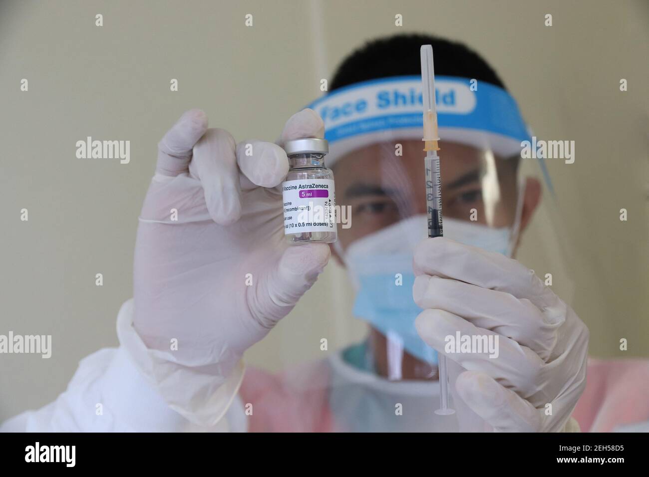 Milan, Italy. 19th Feb, 2021. milan coronavirus covid 19 - hospital of ...
