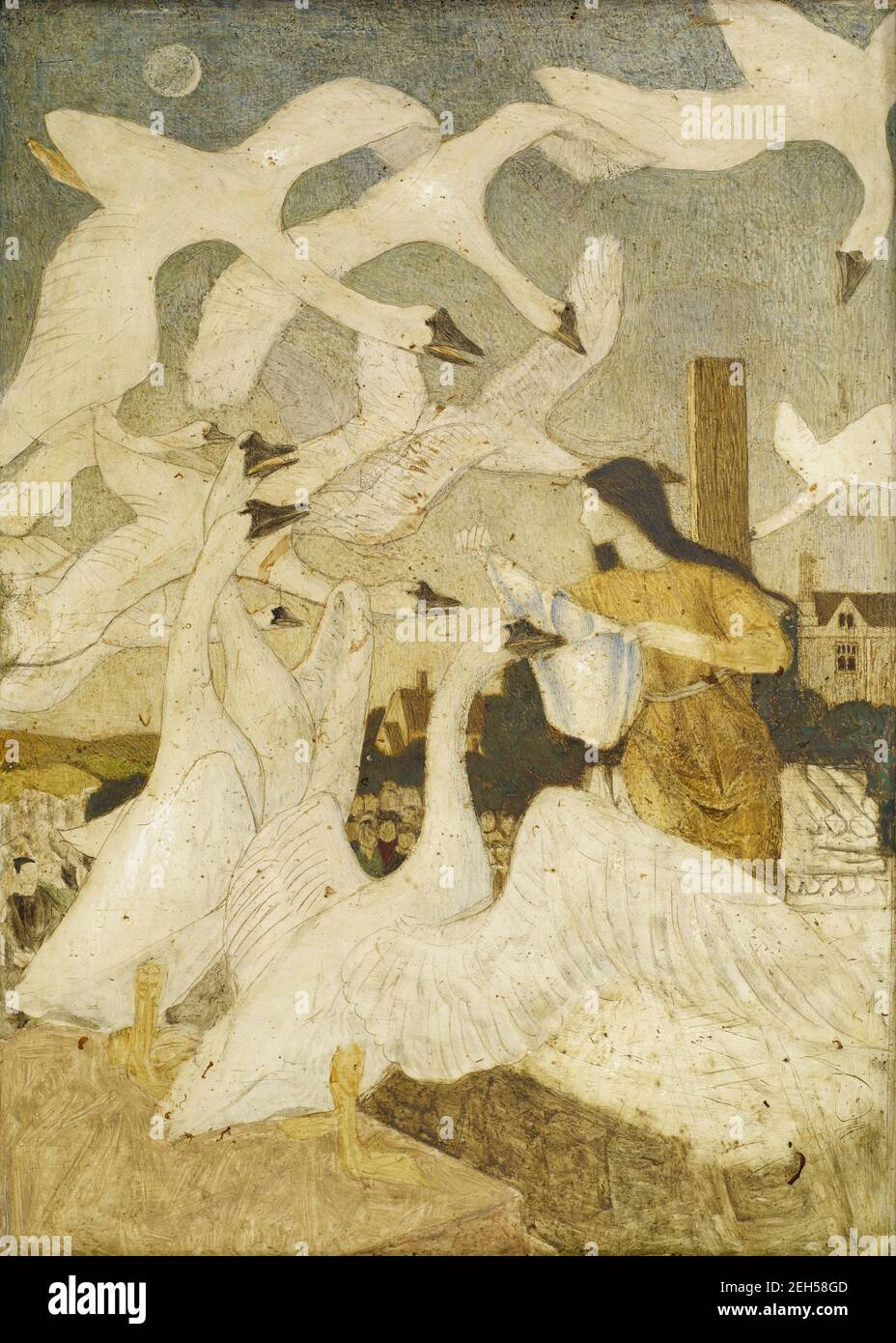 The Wild Swans (The Twelve Brothers Turned Into Swans), 1928. Re re ...