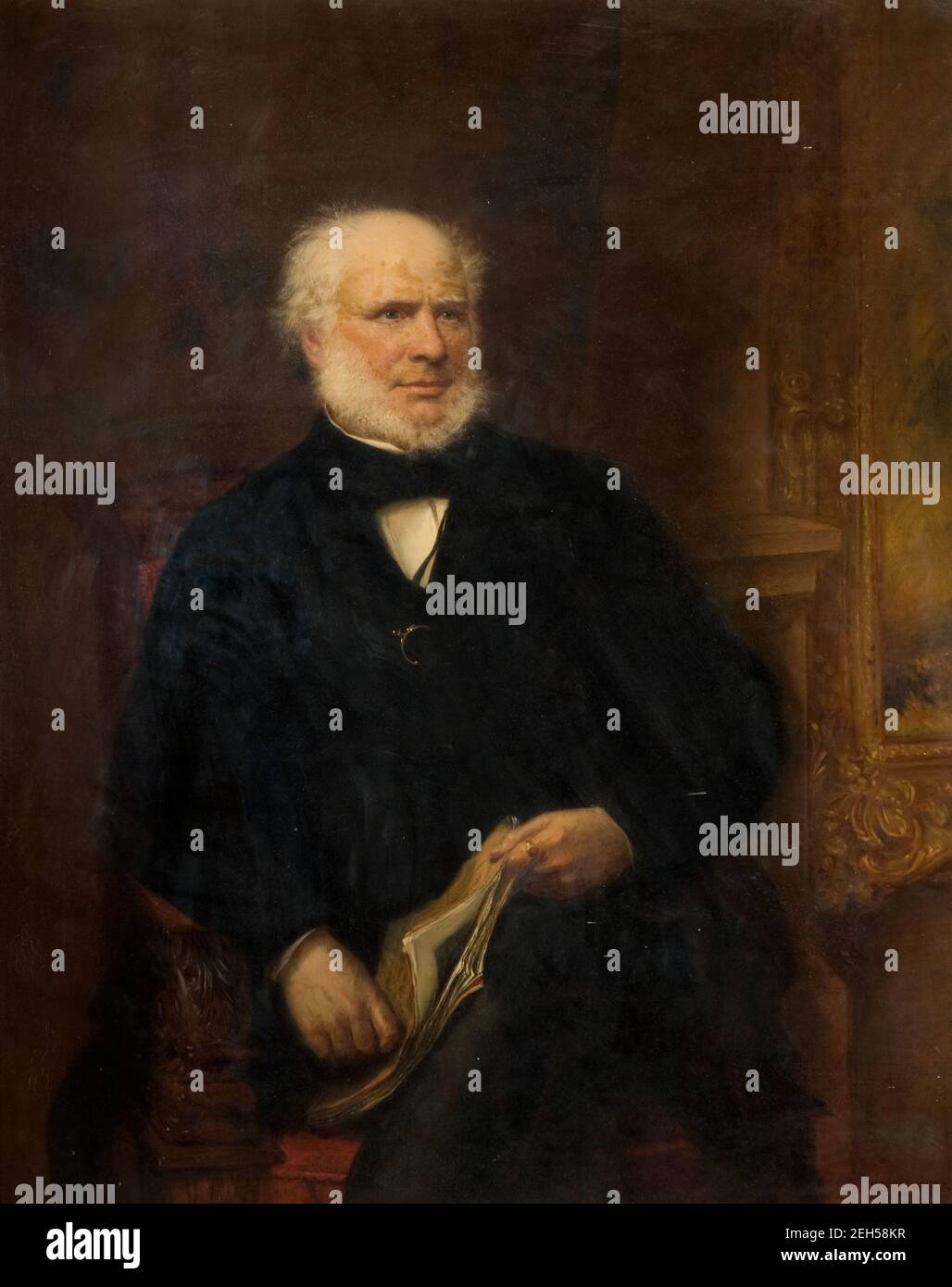 Portrait Of Joseph Gillot, 1872 Stock Photo - Alamy
