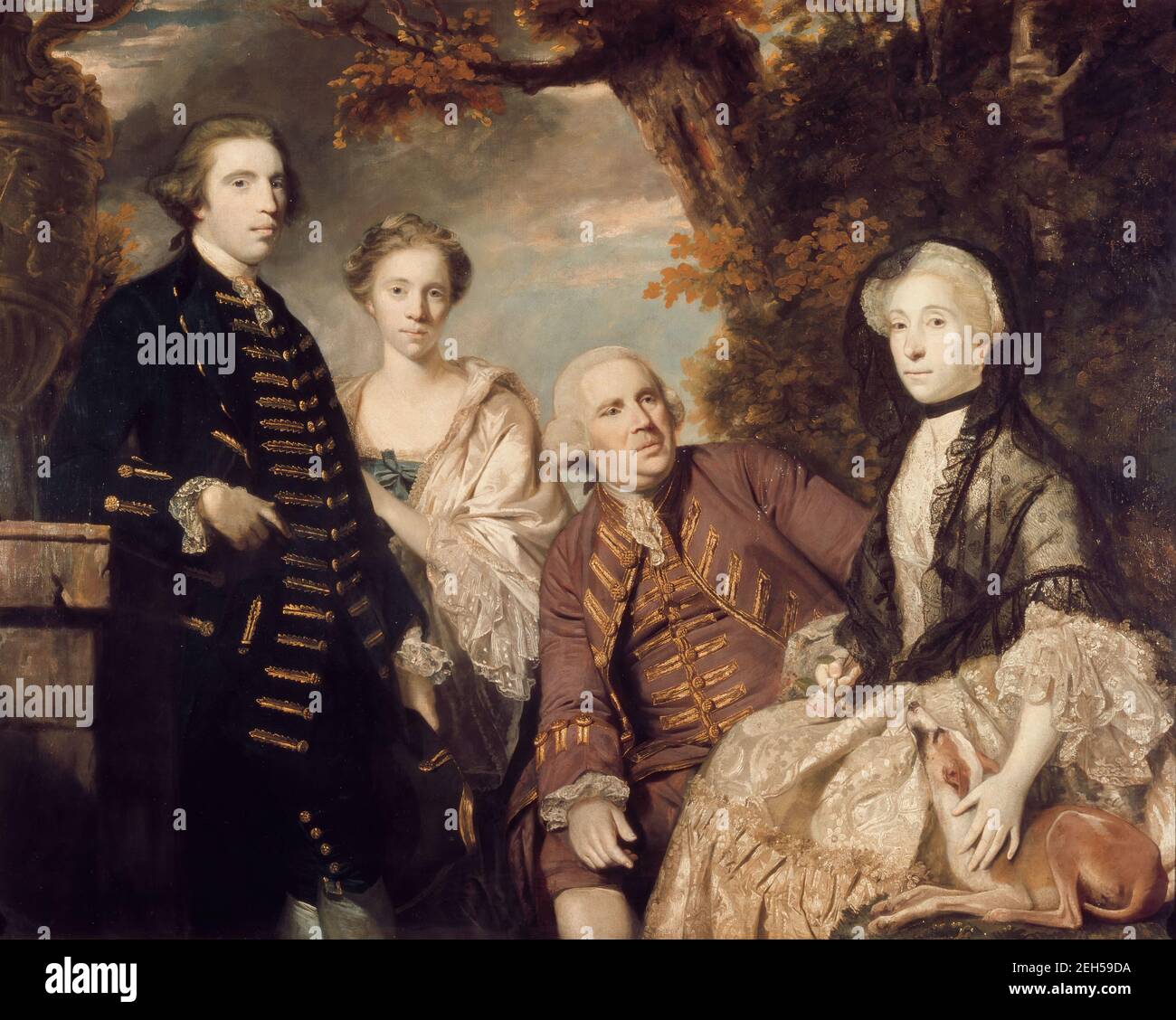 The Roffey Family, 1765 Stock Photo - Alamy