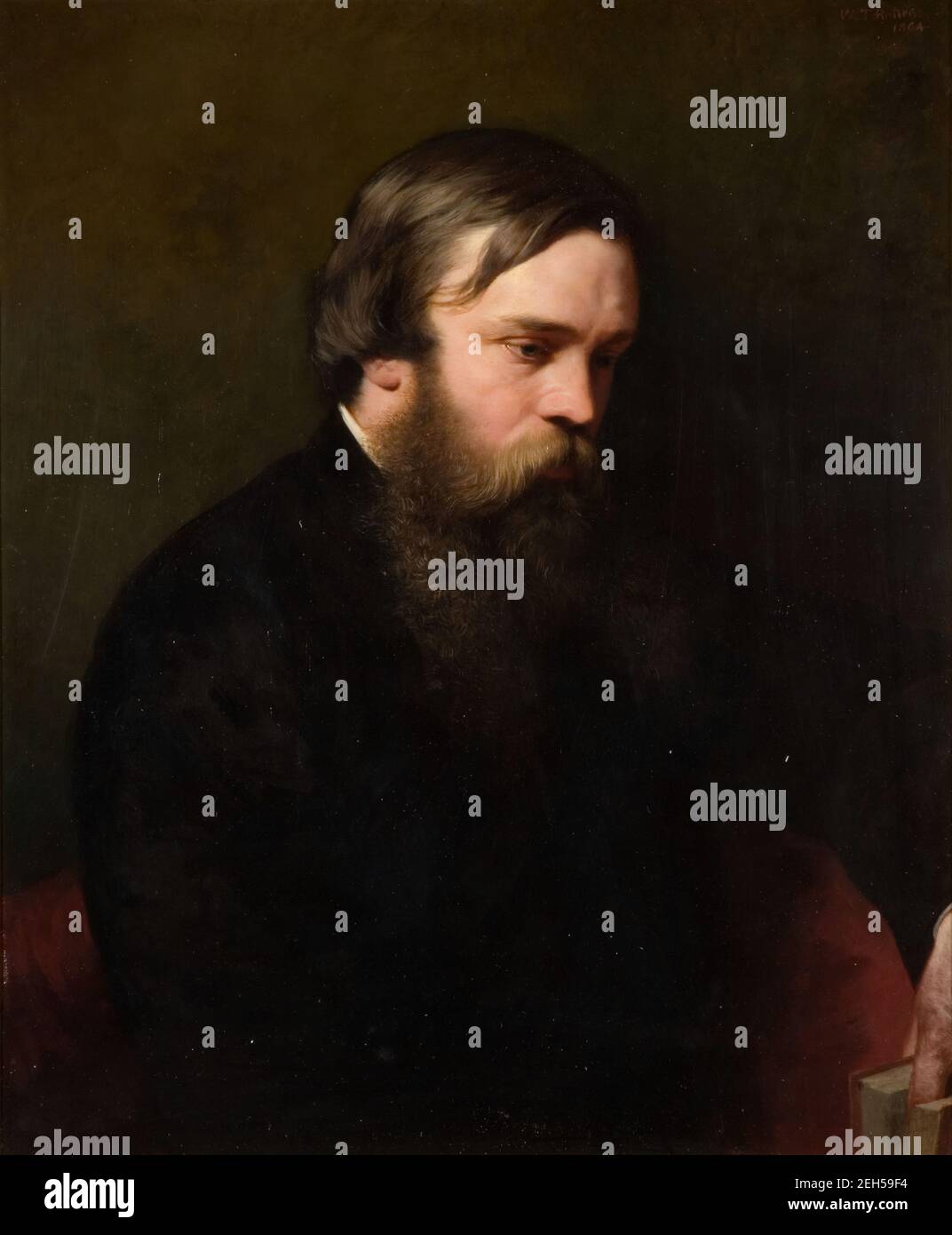 Portrait Of John Henry Chamberlain (1831-1883), 1864 Stock Photo - Alamy