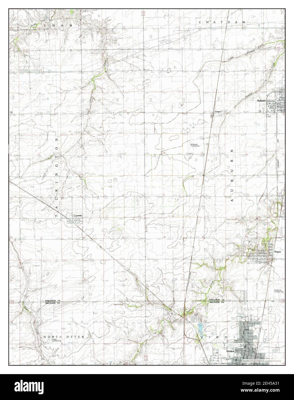 Map of virden hi-res stock photography and images - Alamy