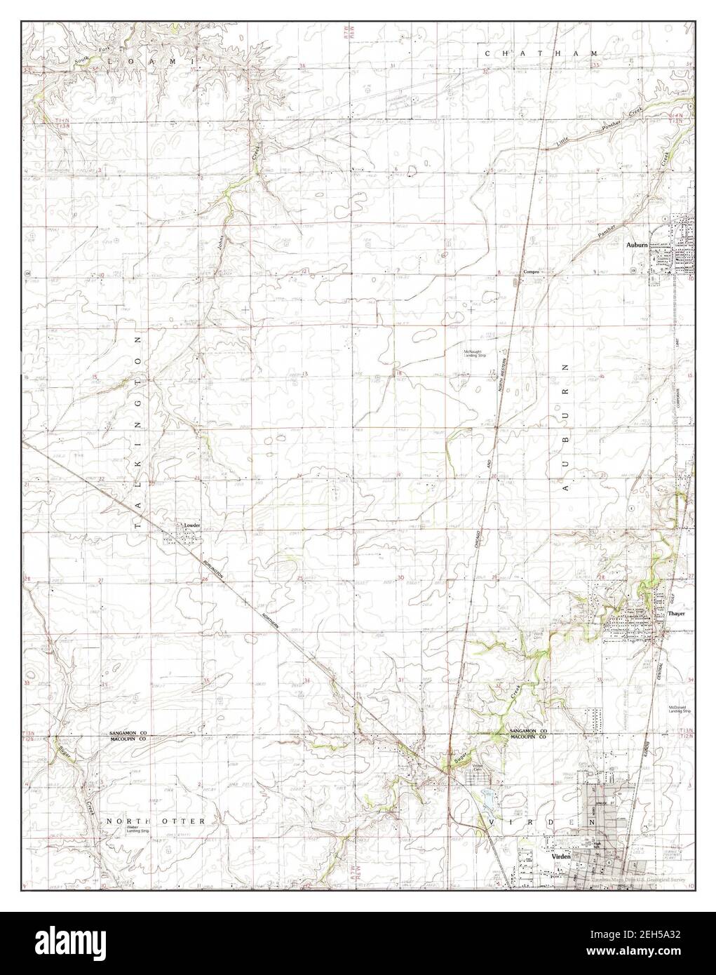 Map of virden hi-res stock photography and images - Alamy