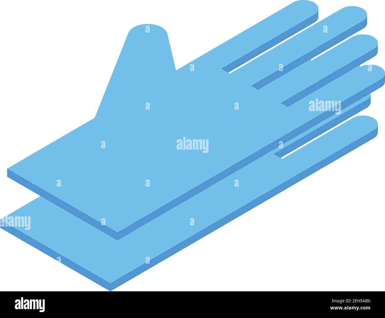 Protective gloves icon. Isometric of protective gloves vector icon for ...