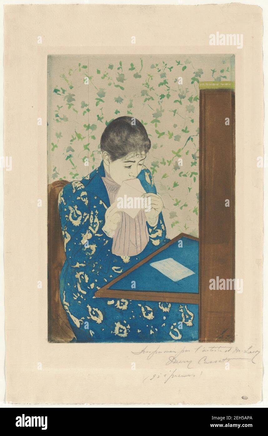 The Letter, 1890-1891 Stock Photo - Alamy