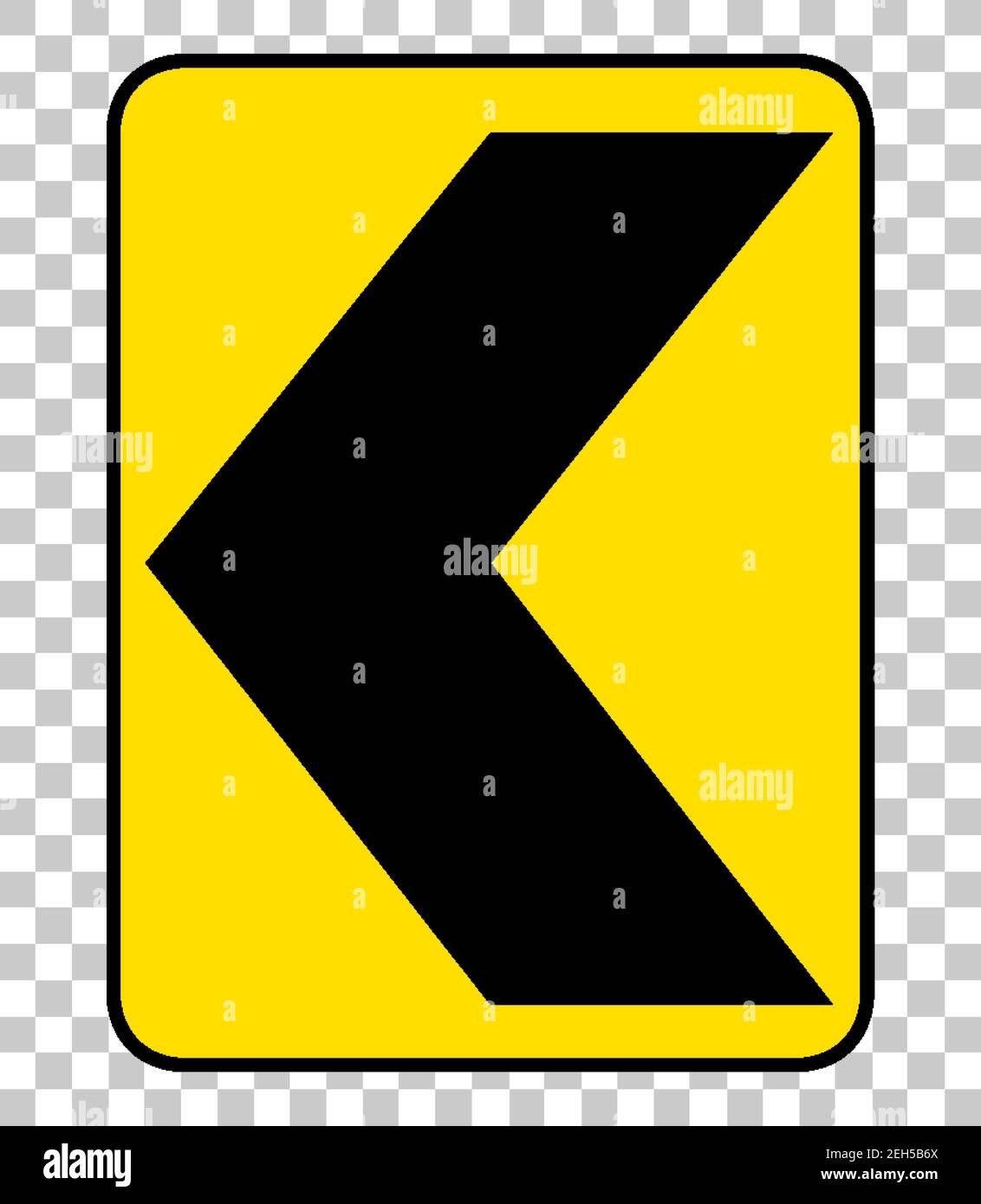 Yellow traffic warning sign on transparent background illustration ... Yellow traffic warning sign on transparent background illustration ...