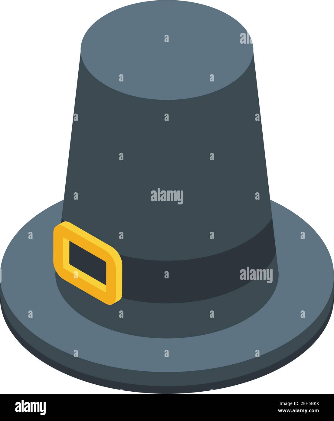 Hat icon. Isometric of hat vector icon for web design isolated on white ...