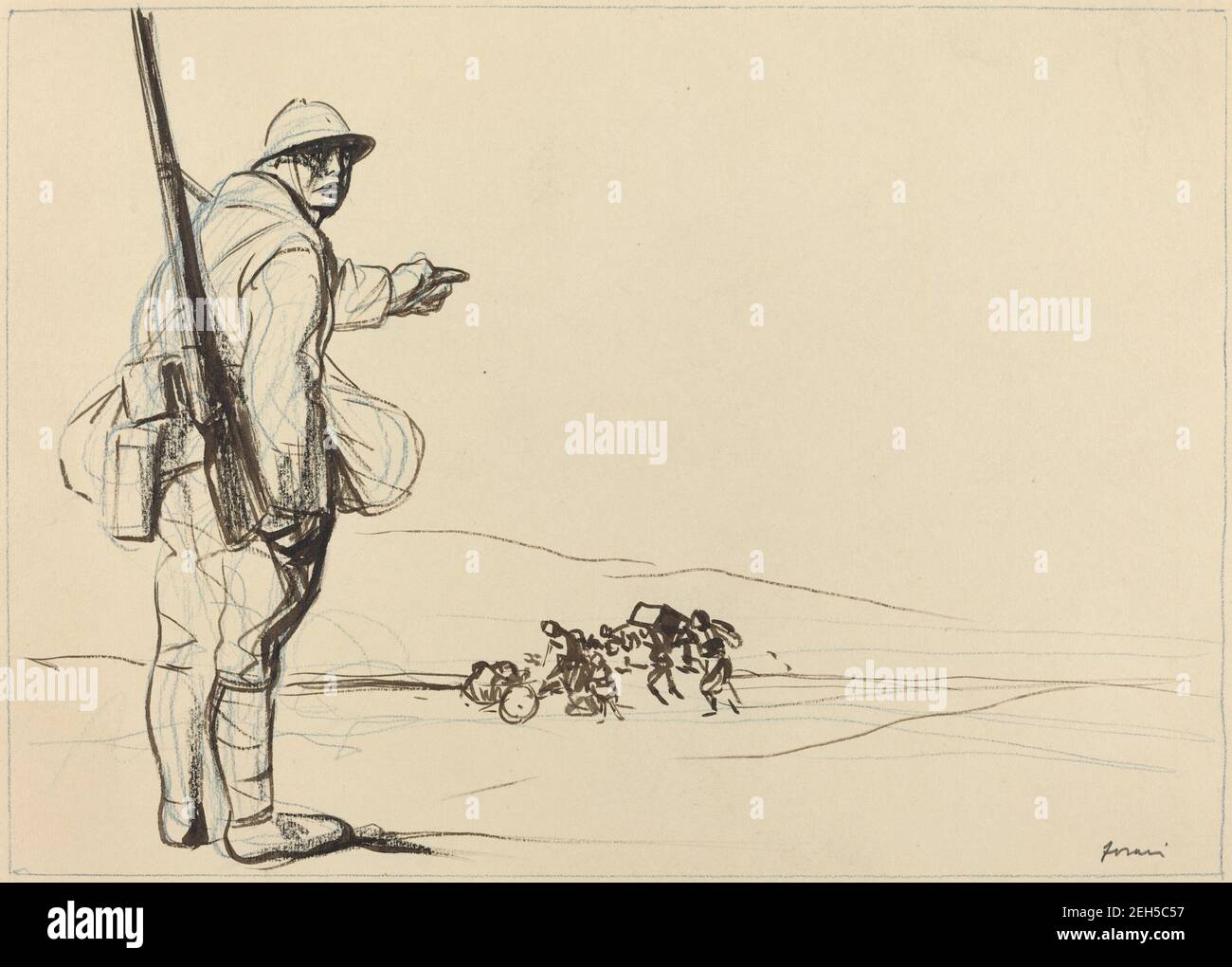 German Advance, c. 1914/1919 Stock Photo - Alamy