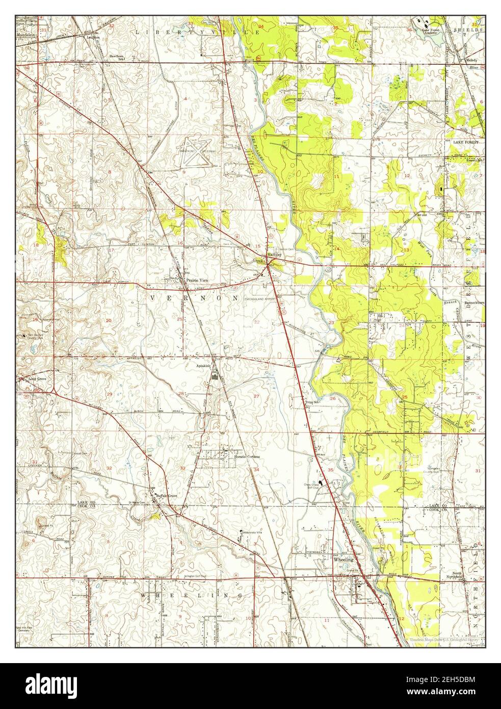 Map of wheeling hi-res stock photography and images - Alamy