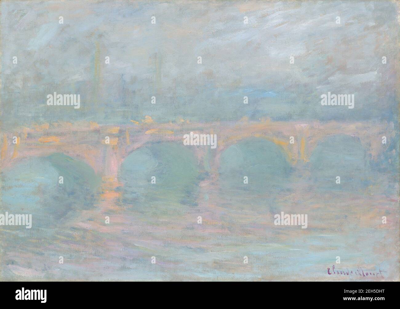Waterloo bridge monet 1904 hi-res stock photography and images - Alamy