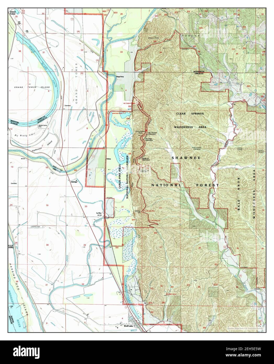 Wolf Lake, Illinois, map 1994, 1:24000, United States of America by ...