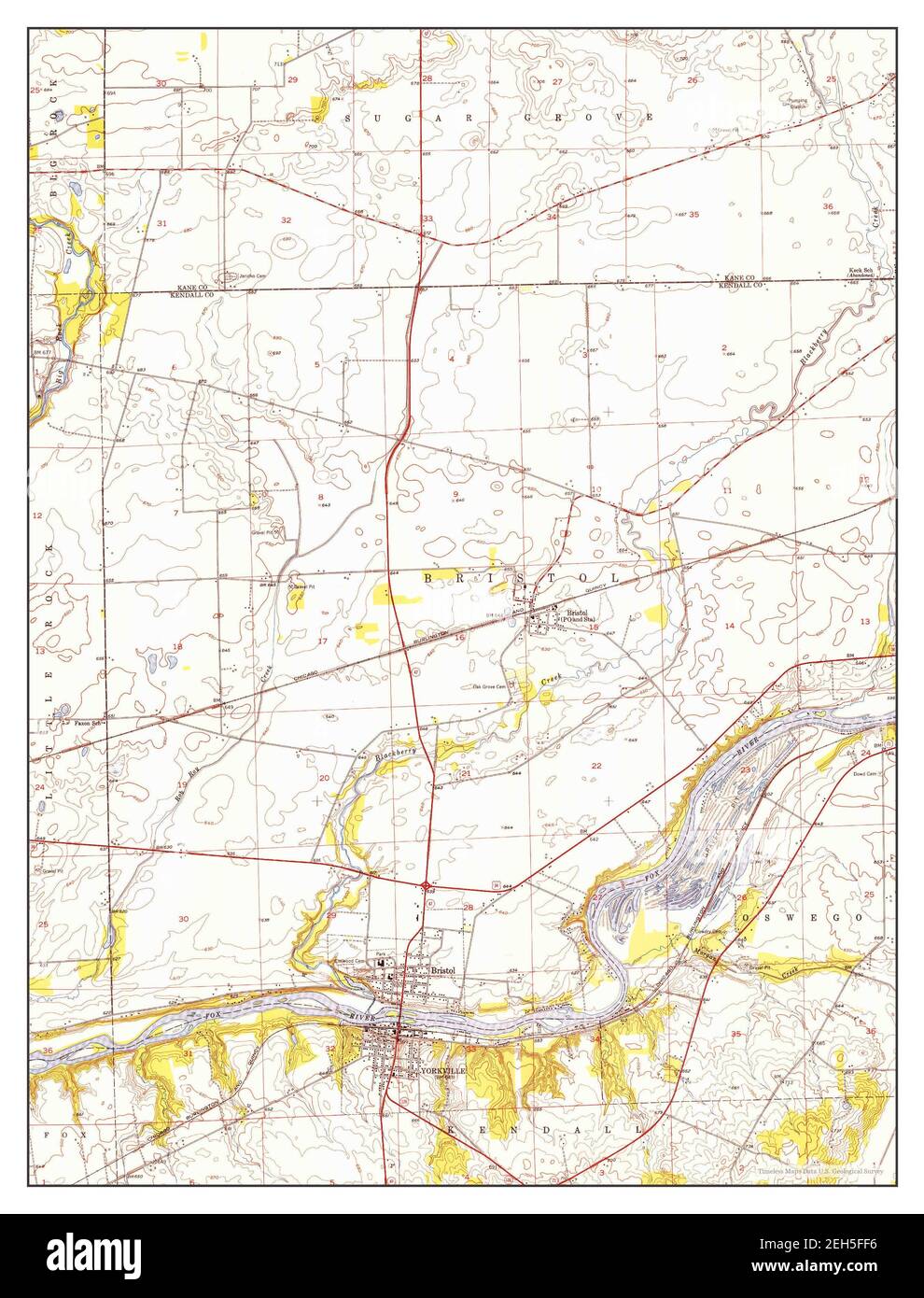 Map of yorkville hi-res stock photography and images - Alamy
