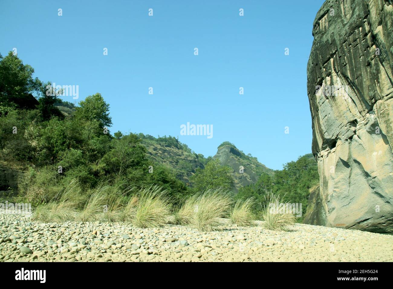 mountain natural landscape, Wuyi mountain, fujian province, China Stock ...