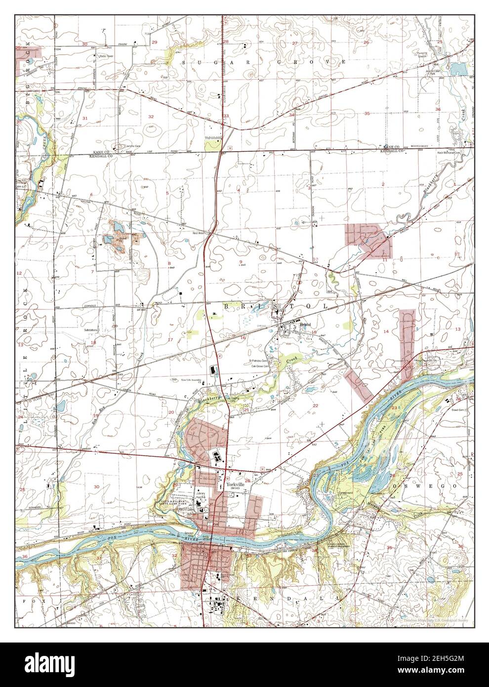 Map of yorkville Cut Out Stock Images & Pictures - Alamy