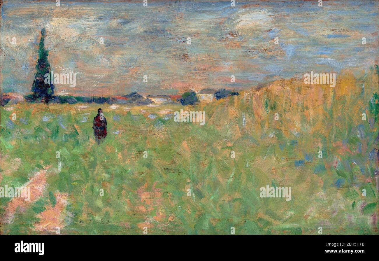 A Summer Landscape, 1883 Stock Photo - Alamy