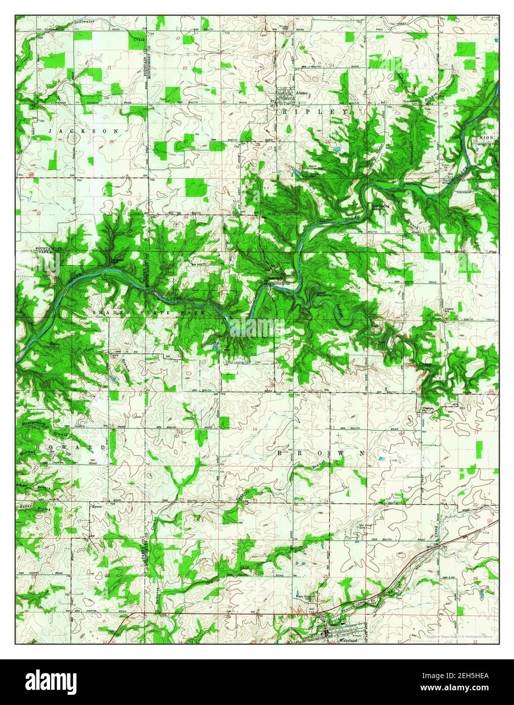 Map of alamo hi-res stock photography and images - Alamy
