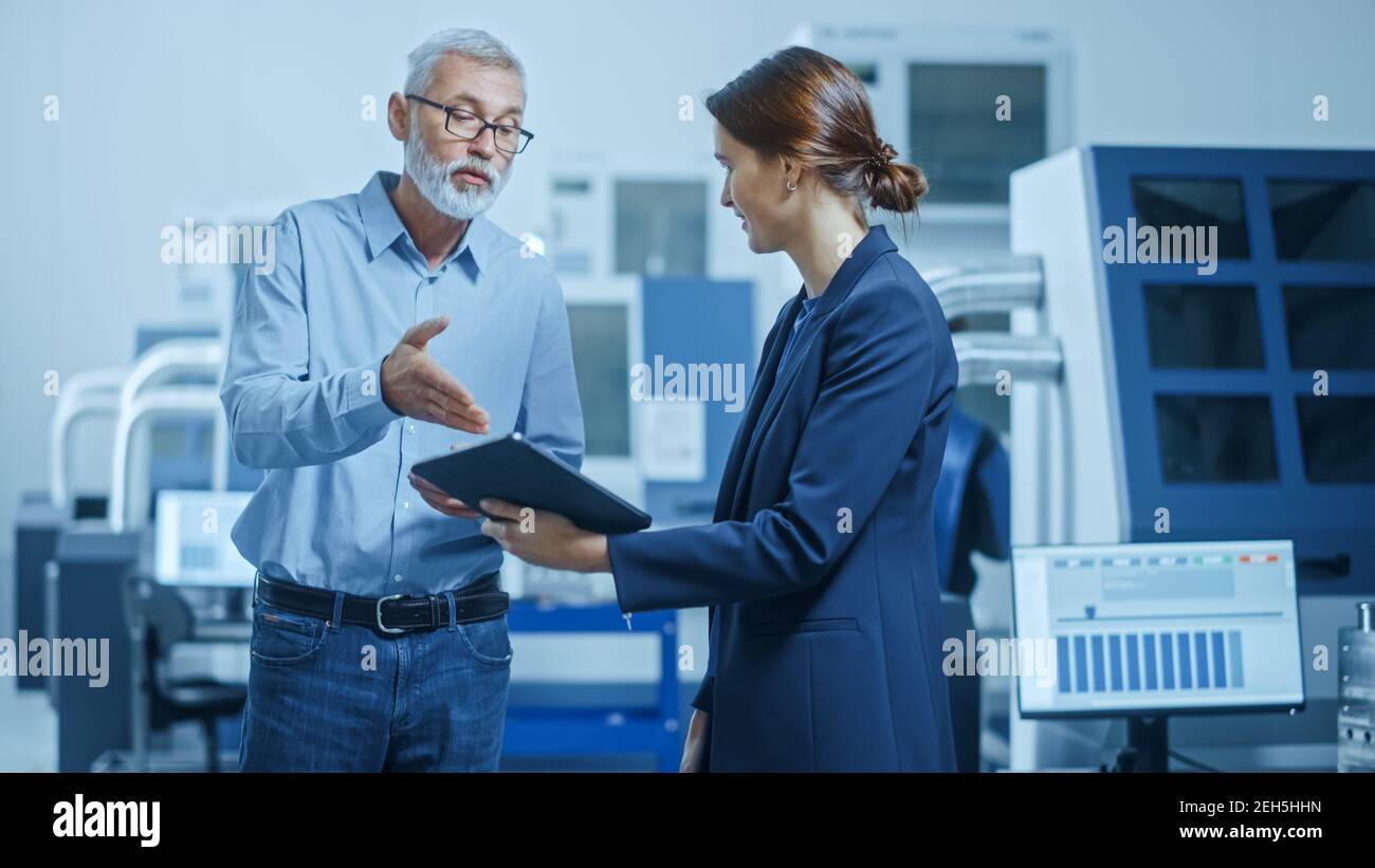 Inside Office: Digital Engineering Professional Working on Personal ...