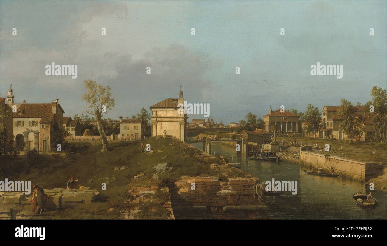 The Porta Portello, Padua, c. 1741/1742 Stock Photo - Alamy