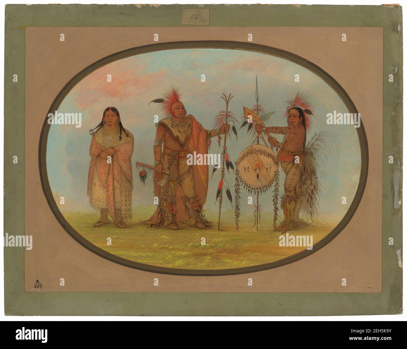 Native american war shield hi-res stock photography and images - Alamy