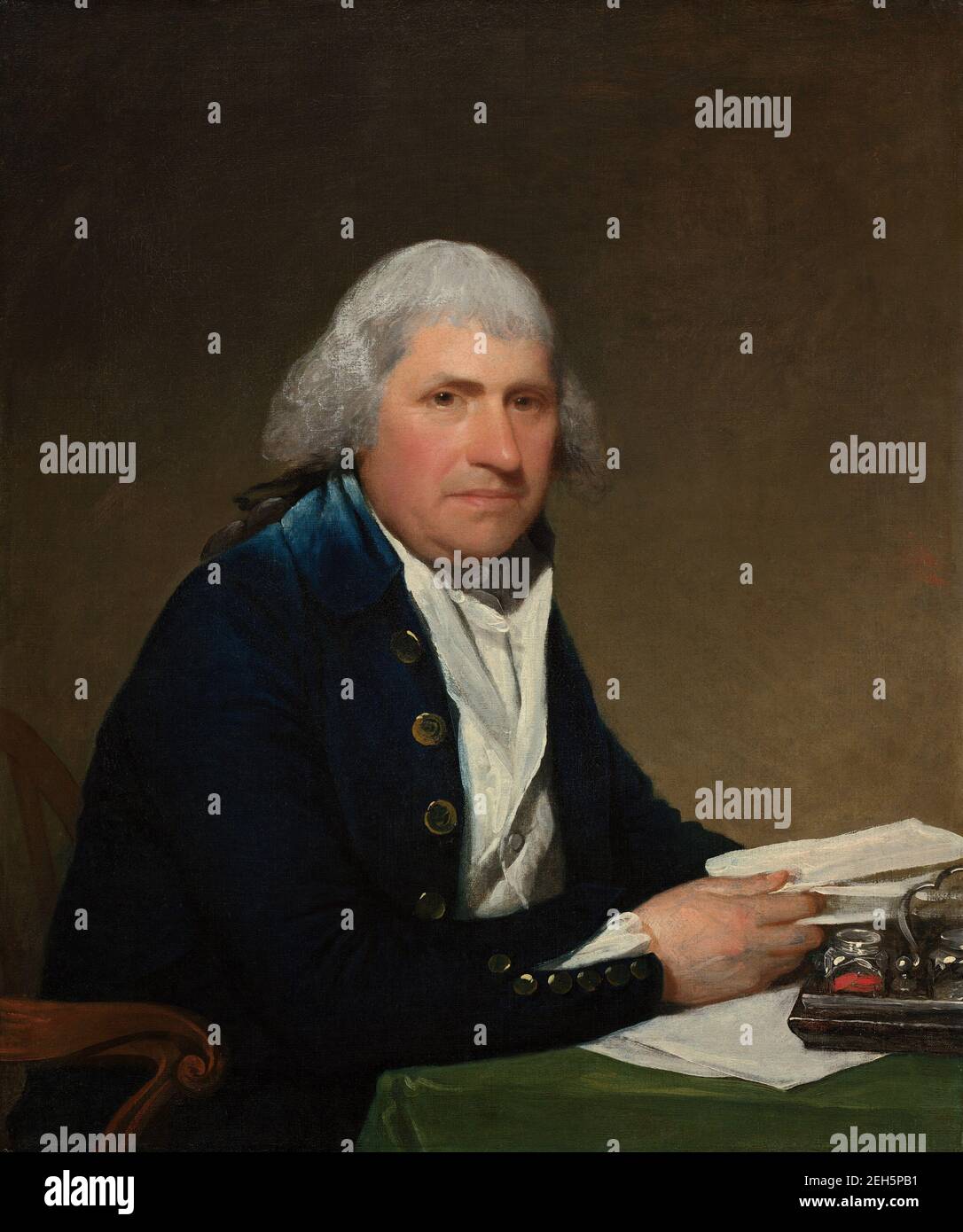 18th century man writing at desk hi-res stock photography and images ...