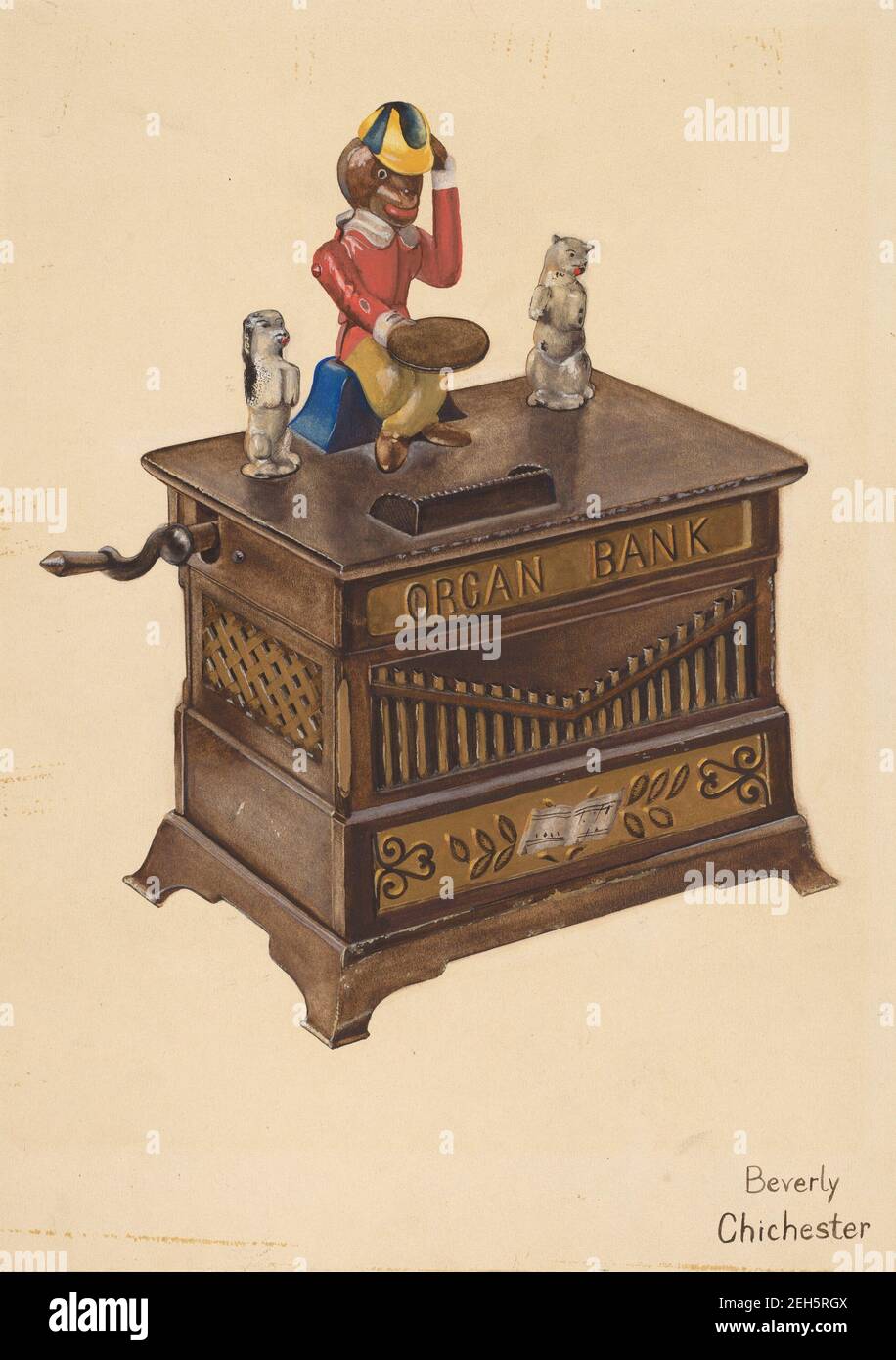 Toy Bank, c. 1937 Stock Photo - Alamy