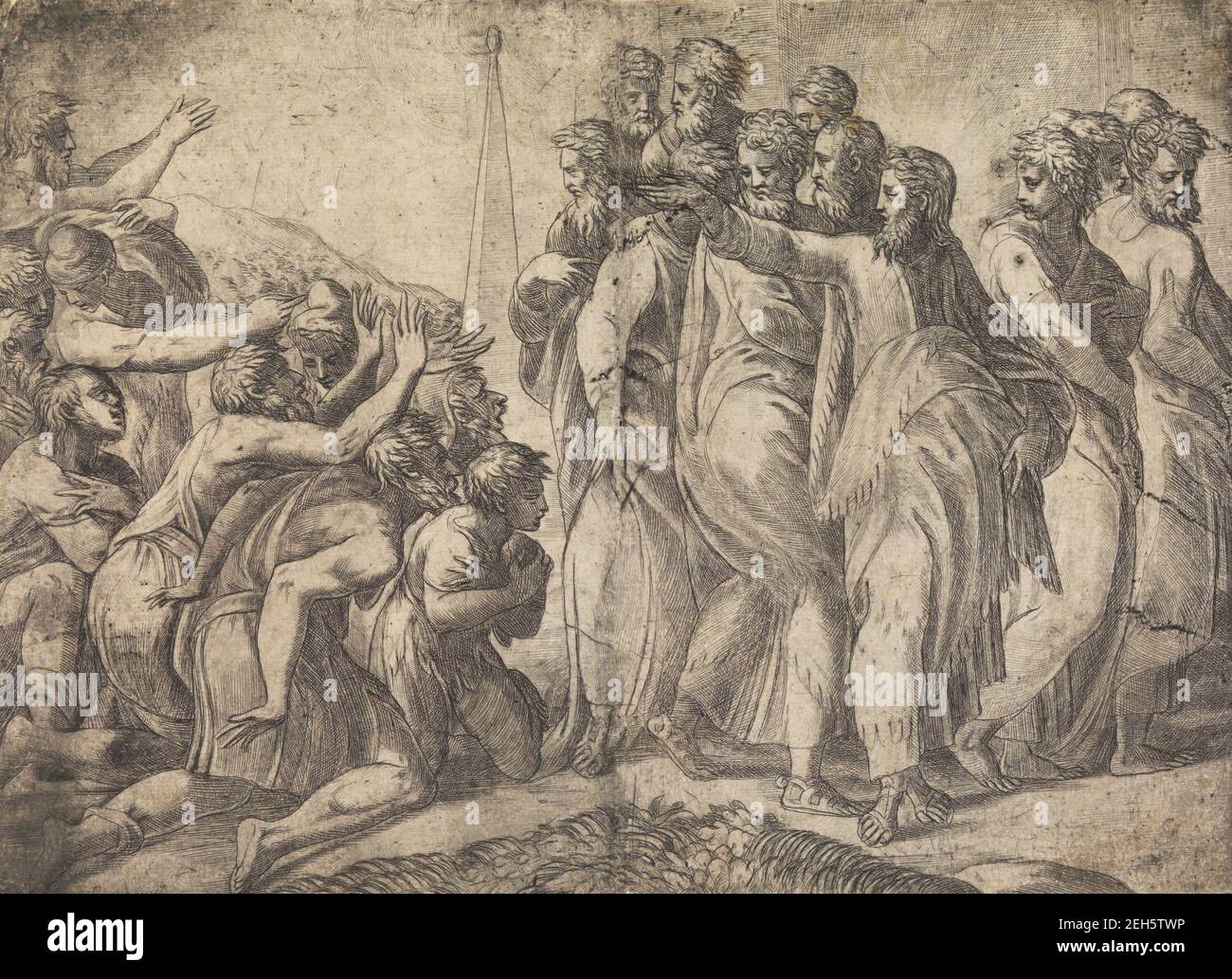 Christ Healing the Lepers, ca. 1545 Stock Photo - Alamy