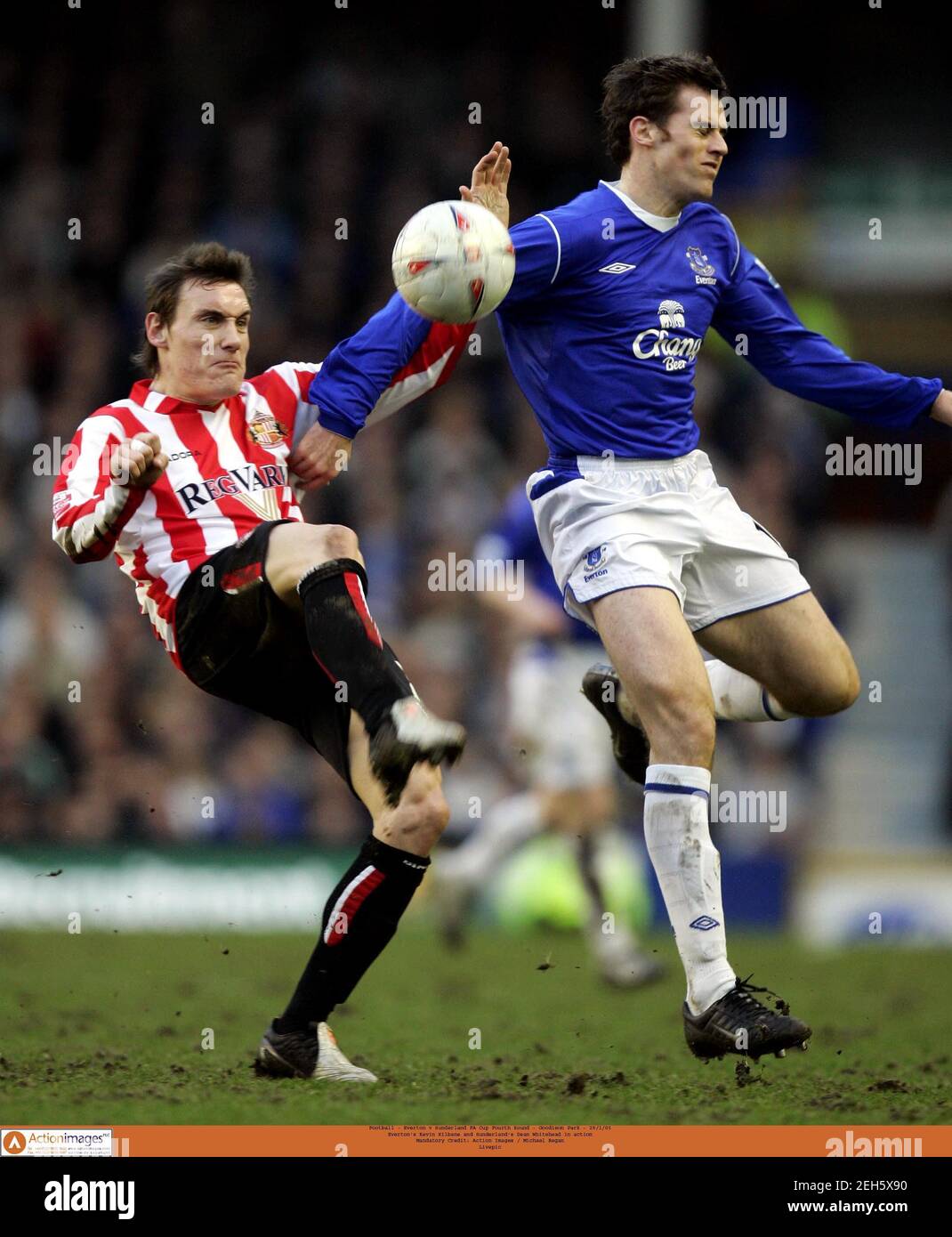 Soccer fa cup fourth round everton v sunderland goodison park hi-res ...