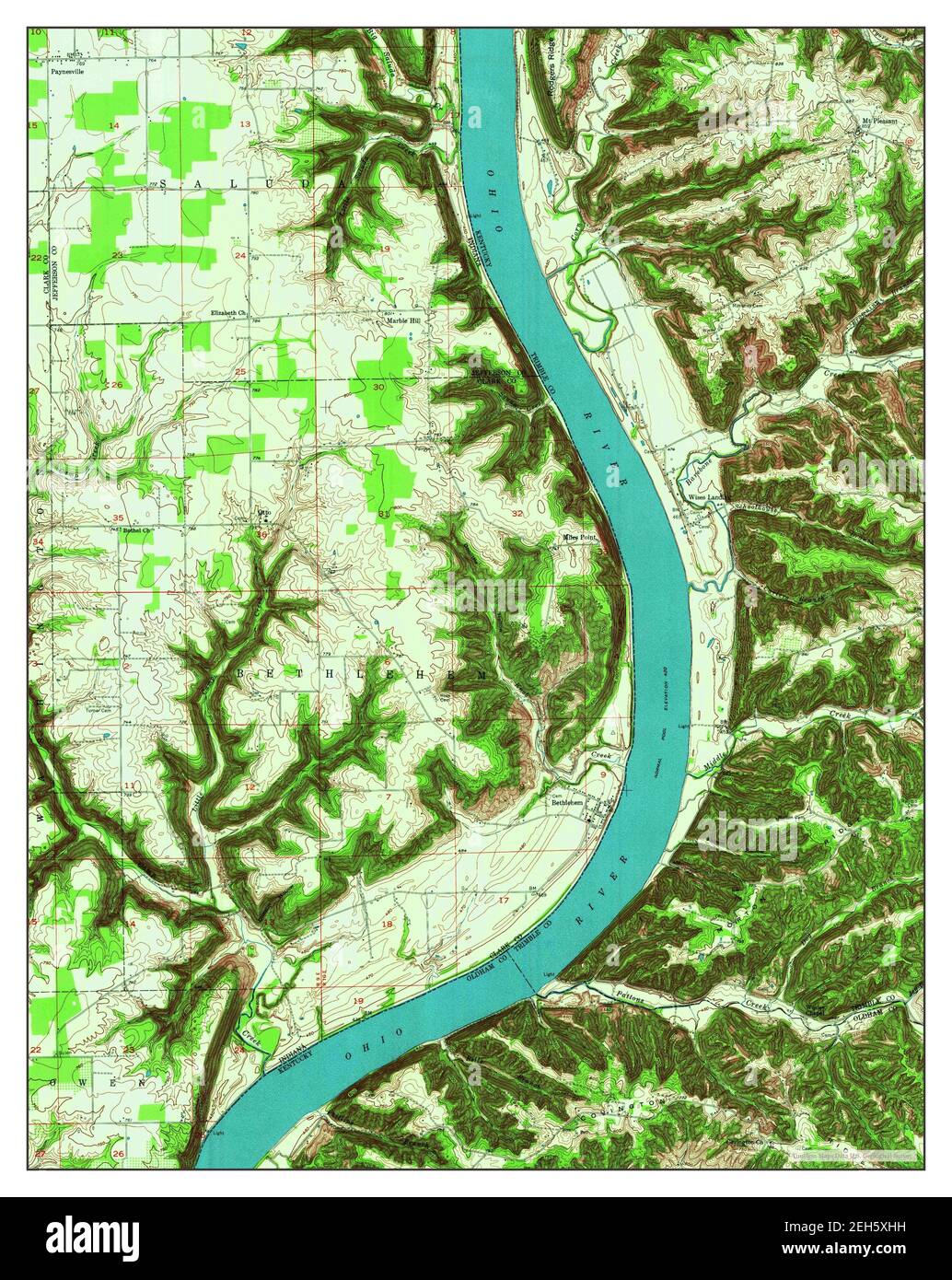 Map route to bethlehem hi-res stock photography and images - Alamy