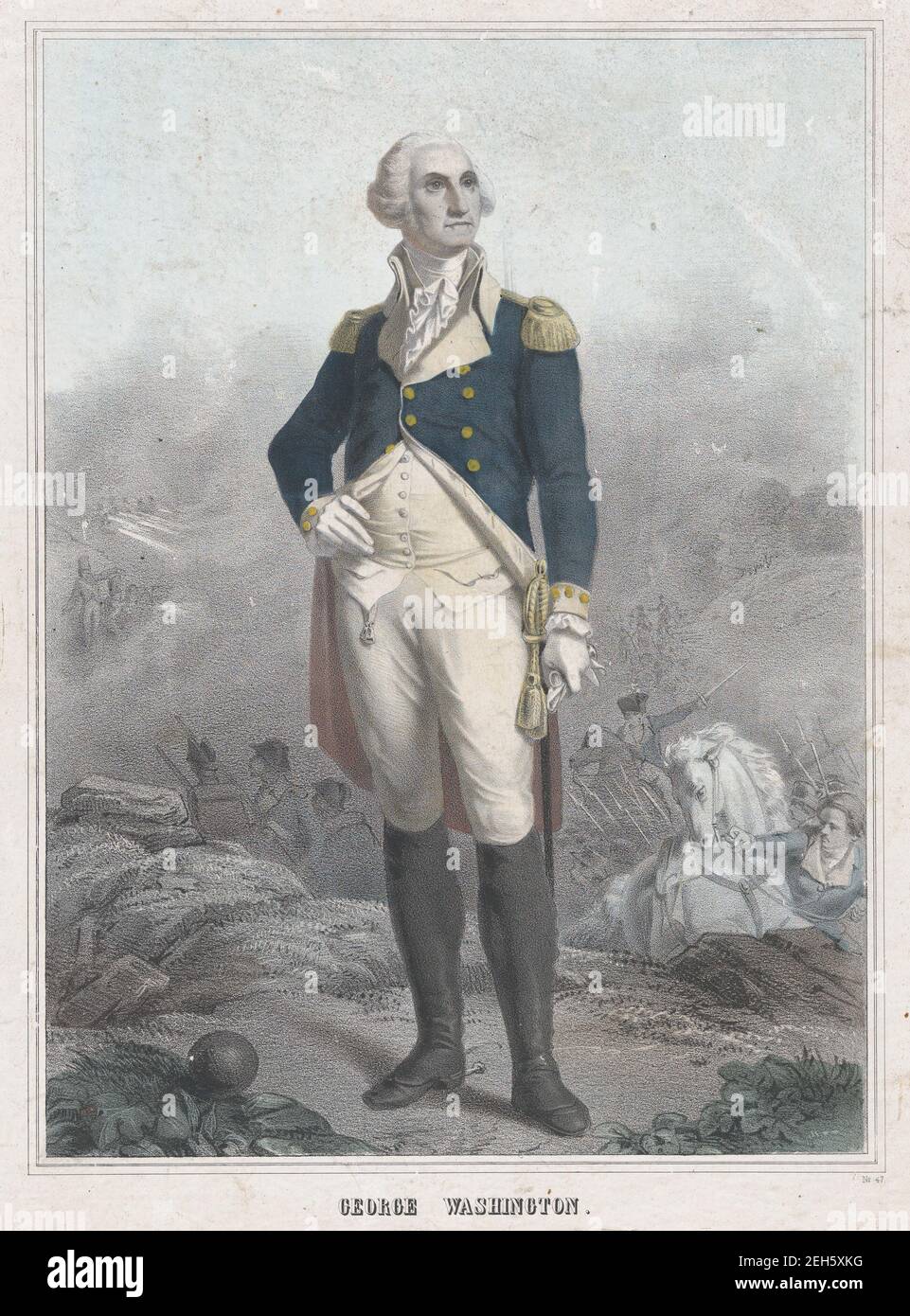 George washington president american usa politician general war of ...