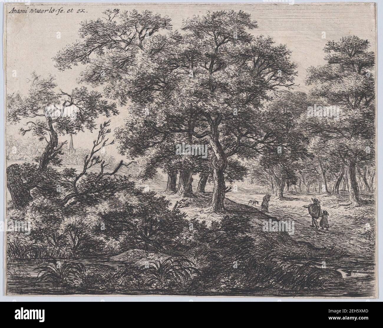 The Four Trees, 17th century Stock Photo - Alamy