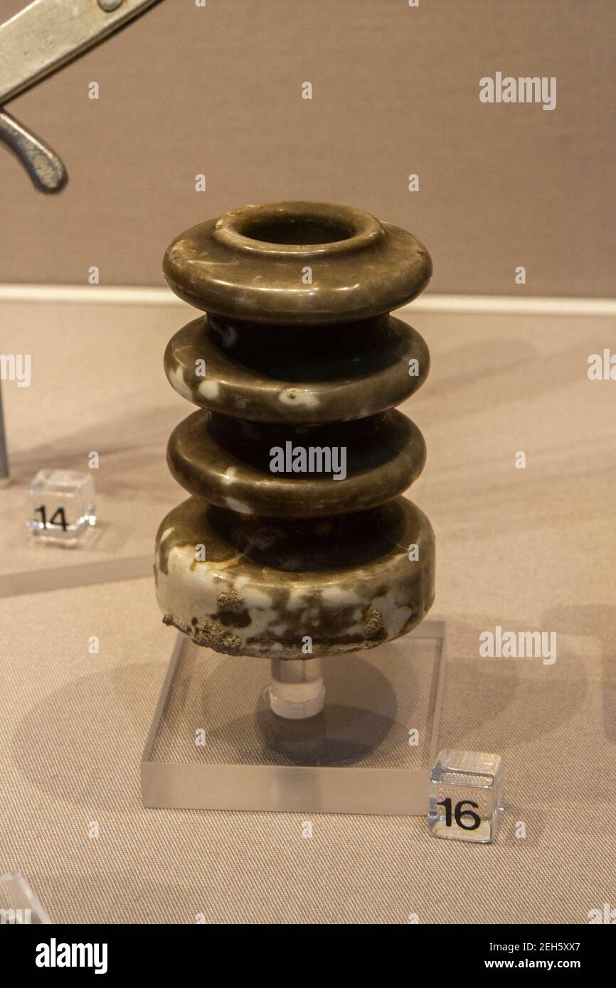 Electric fence insulator taken form the fence at Auschwitz, Poland, in ...