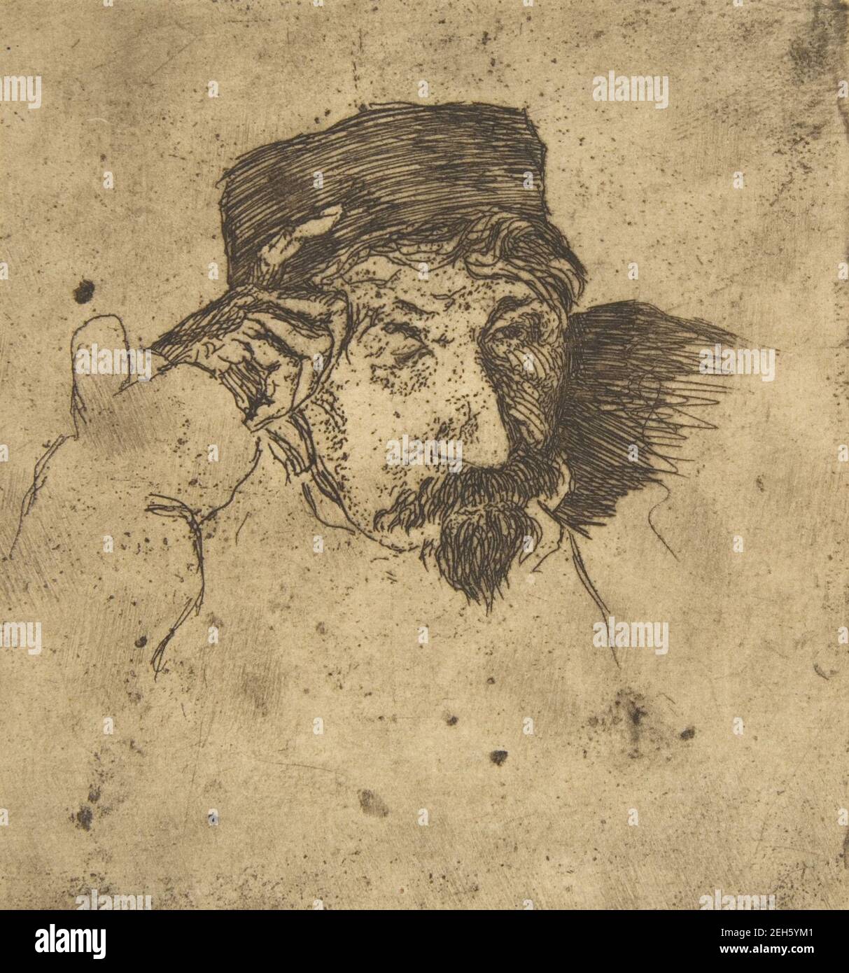 Sketch of Joseph Guichard, 1853 Stock Photo - Alamy