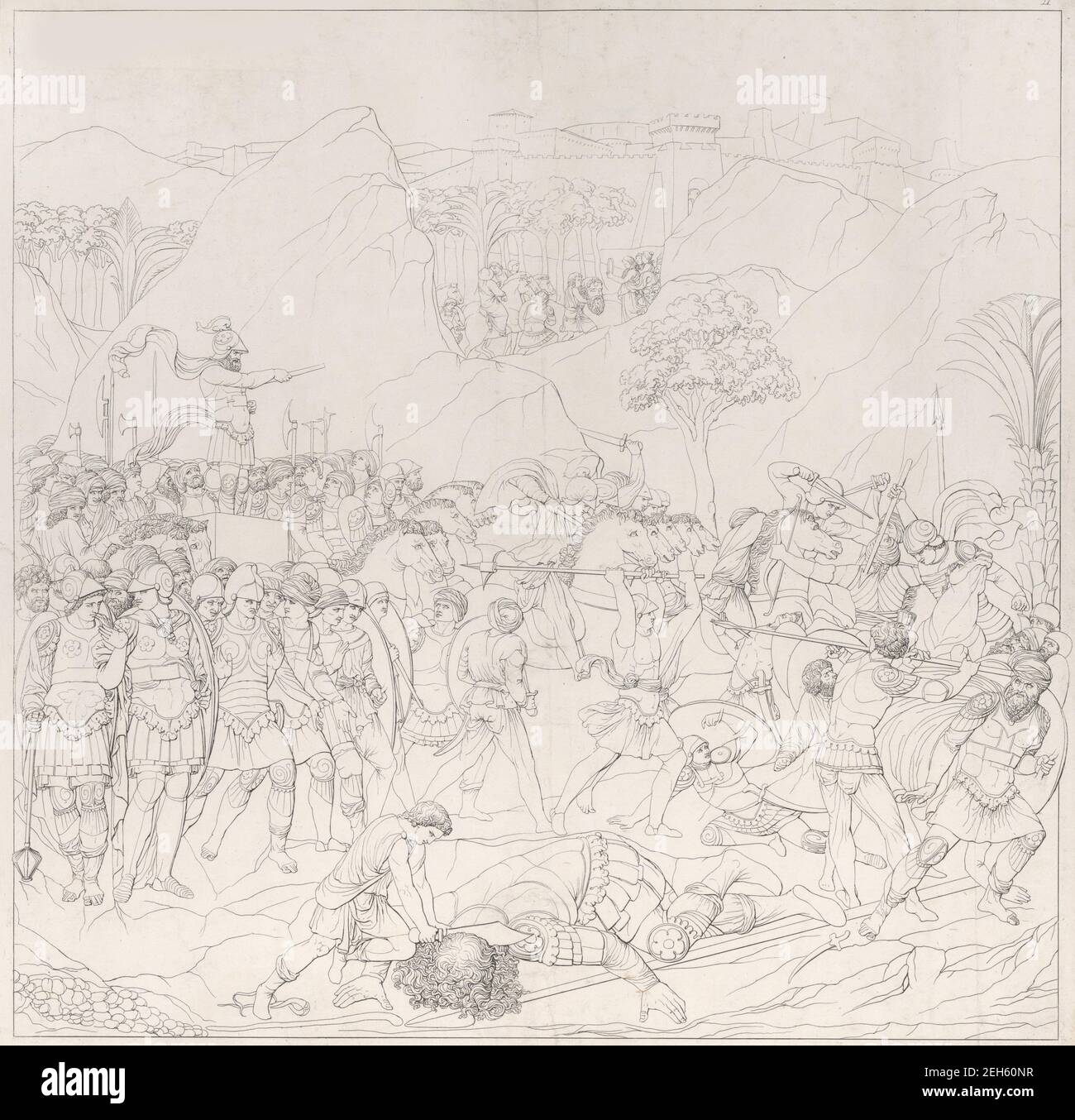 Gates of Paradise, 1798. [David and Goliath] Stock Photo - Alamy