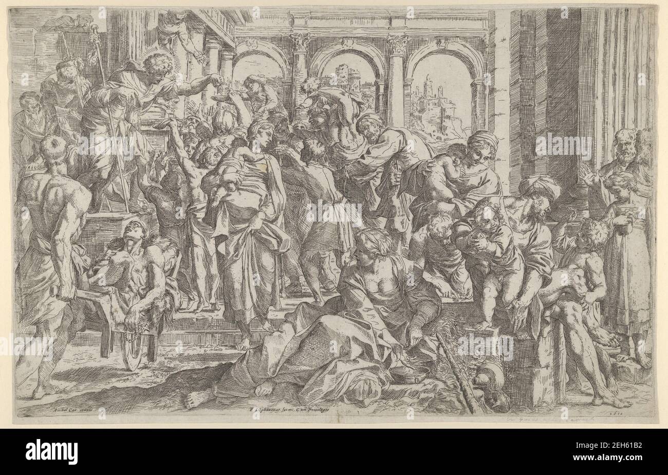 Carracci annibale st roch hi-res stock photography and images - Alamy