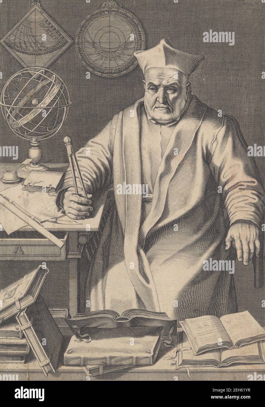 Portrait of Cardinal Christopher Clavius, 1606 Stock Photo - Alamy