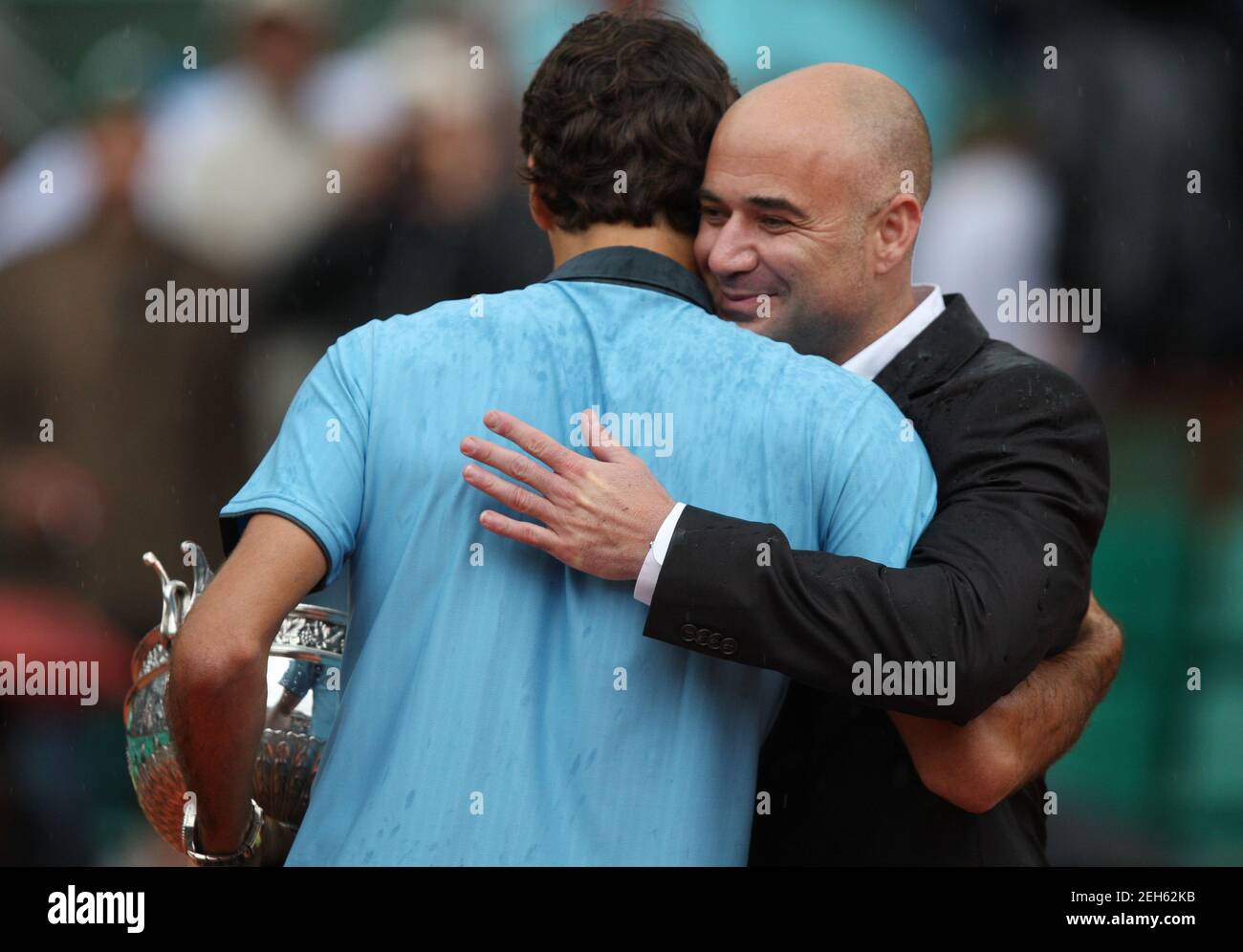 Andre Agassi French Open Final High Resolution Stock Photography and ...