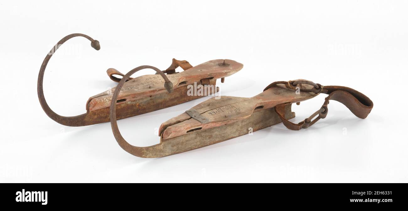 Victorian ice skates hi-res stock photography and images - Alamy