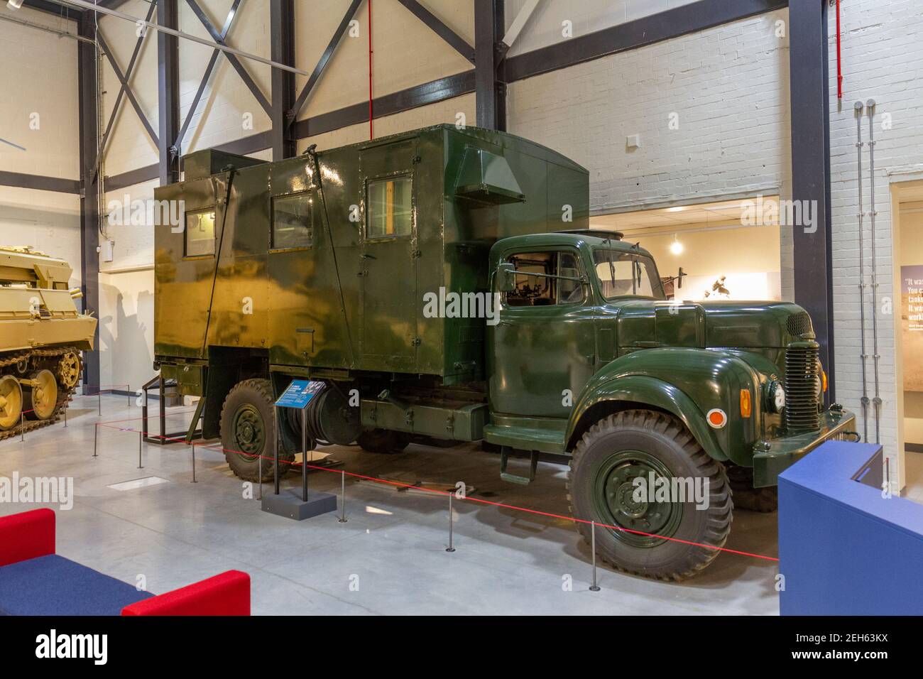 Commer Q4 Telecommunications repair Vehicle in the REME Museum (Royal ...