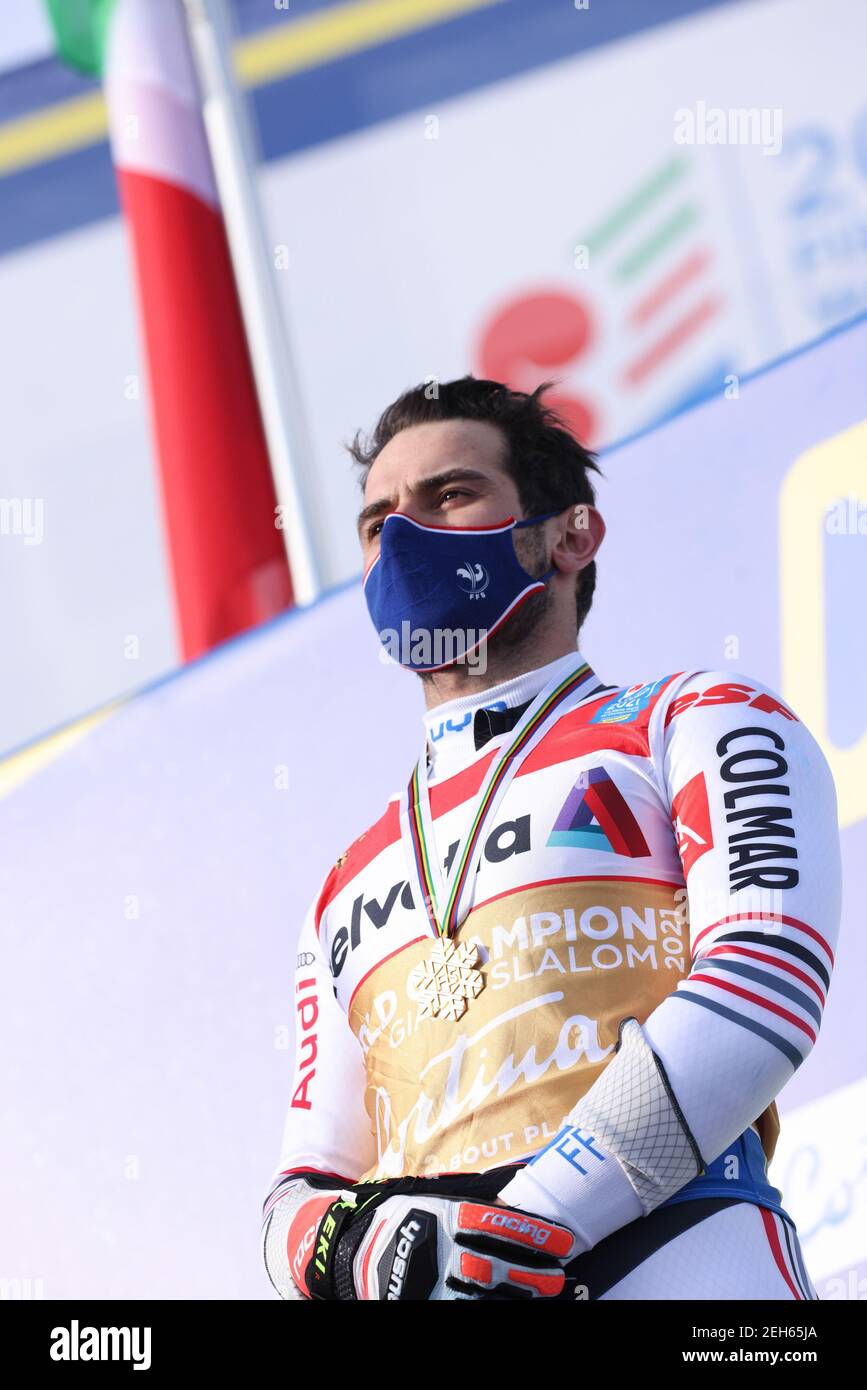 Labirinti, Cortina (BL), Italy, 19 Feb 2021, FAIVRE Mathieu (FRA) Gold ...