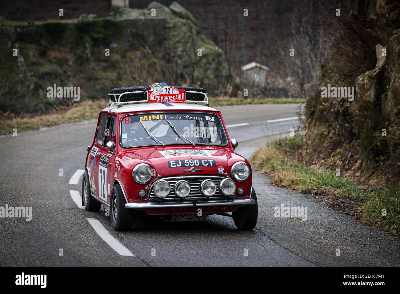 1964 monte carlo rally mini hi-res stock photography and images - Alamy