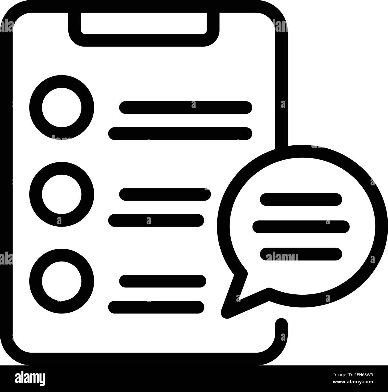 Modern tablet icon. Outline modern tablet vector icon for web design ...