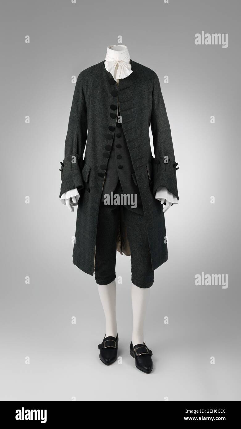 Suit, British, 1755-65 Stock Photo - Alamy