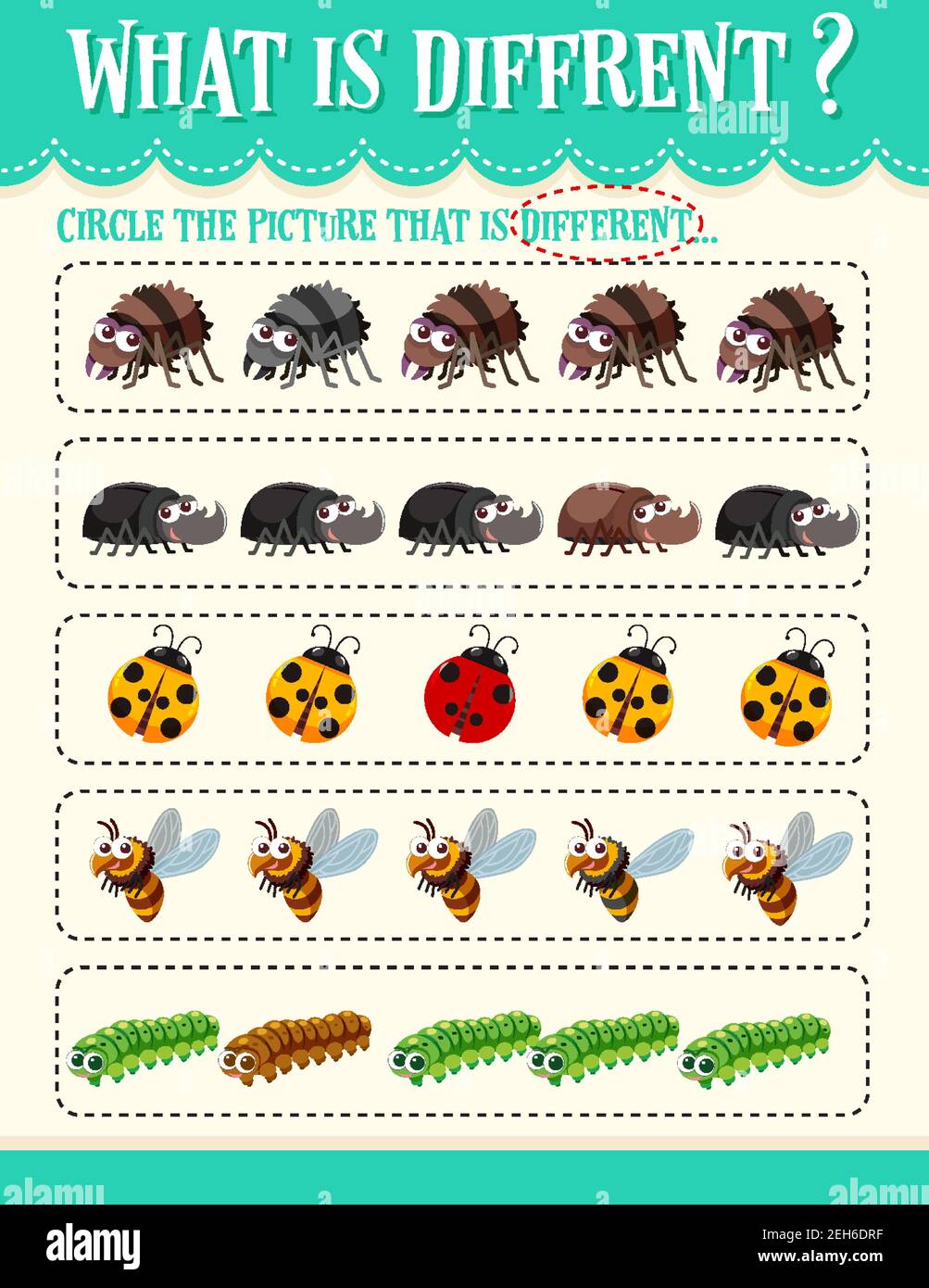 Math count number worksheet illustration Stock Vector Image & Art - Alamy