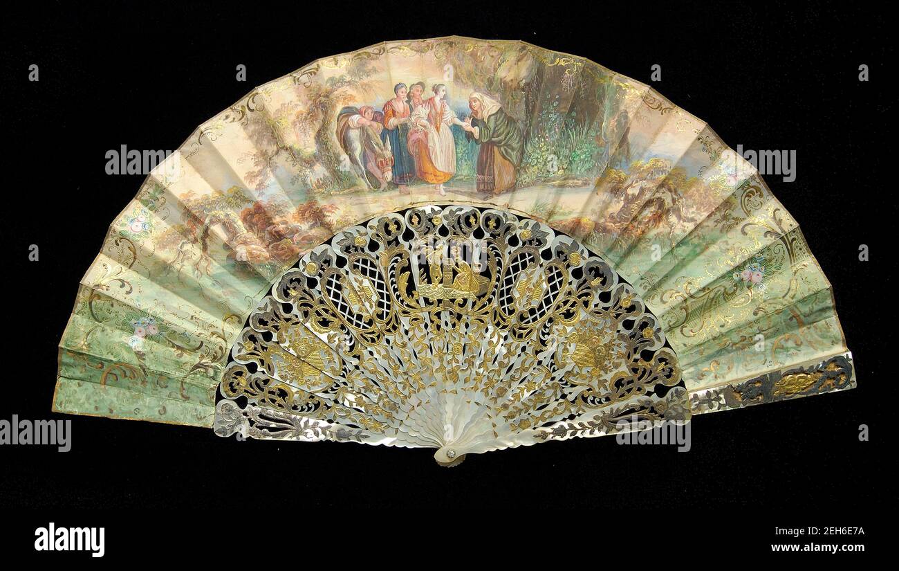 19th century european fan hi-res stock photography and images - Alamy