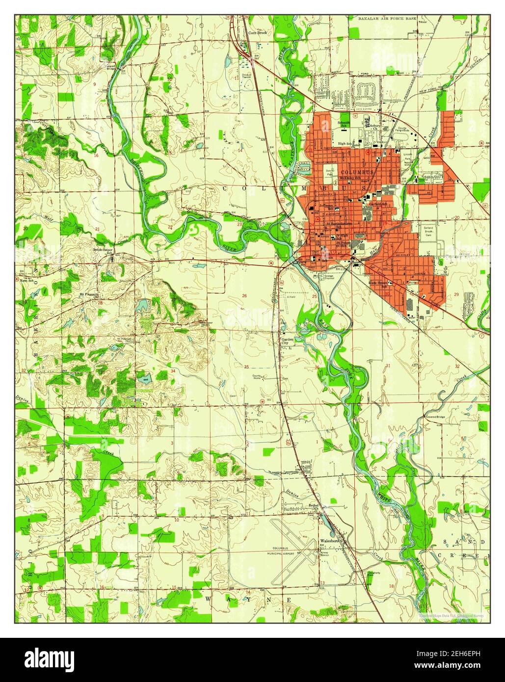 Columbus indiana Cut Out Stock Images & Pictures - Alamy