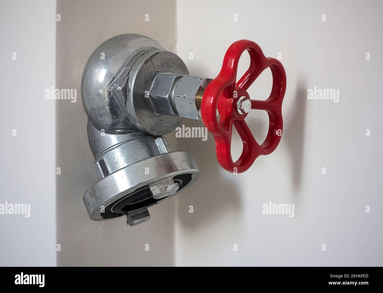 Fire water system, hose connection Stock Photo - Alamy