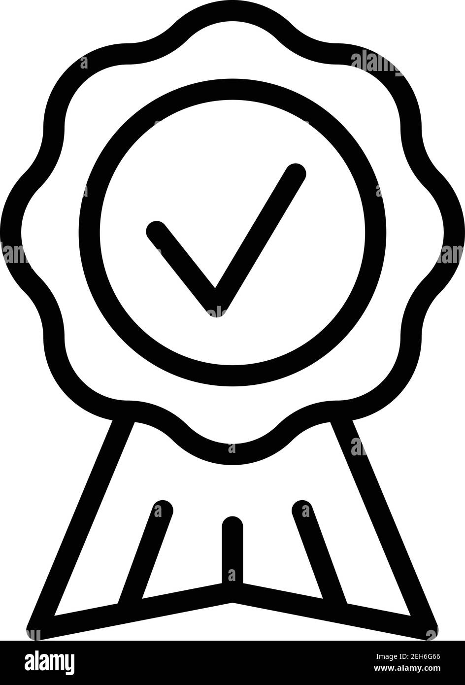 Experience emblem icon. Outline experience emblem vector icon for web ...