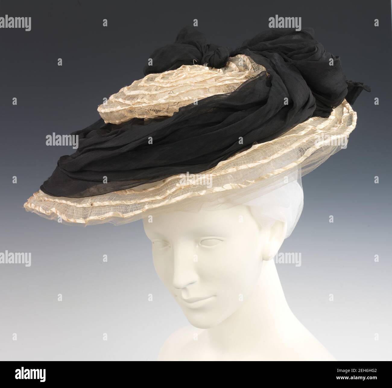 Hat, French, ca. 1895 Stock Photo - Alamy
